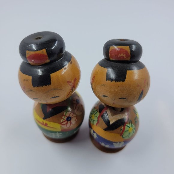 Hand Crafted | Accents | Traditional Mini Kokeshi Doll Japanese Doll ...